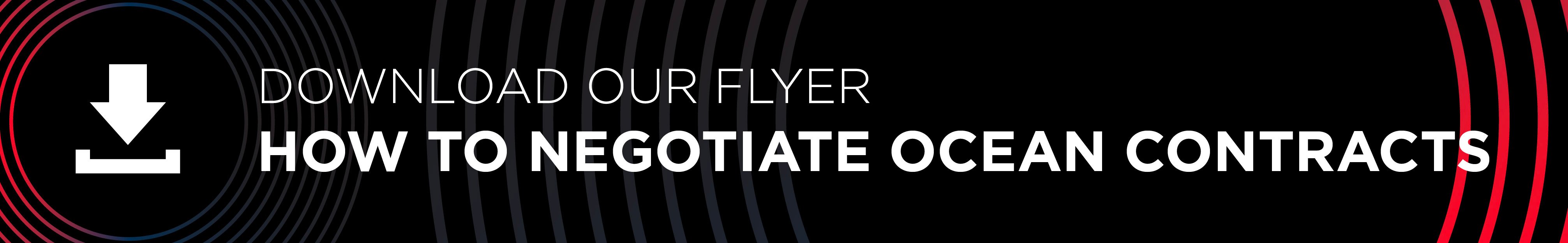 How to Negotiate Ocean Carrier Contracts