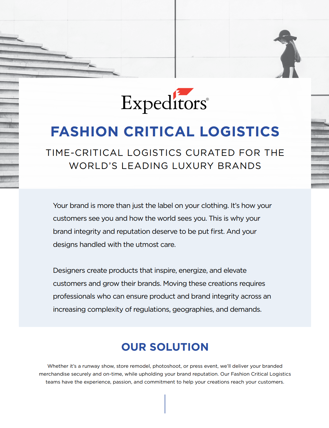 Fashion Critical Logistics Flyer Download