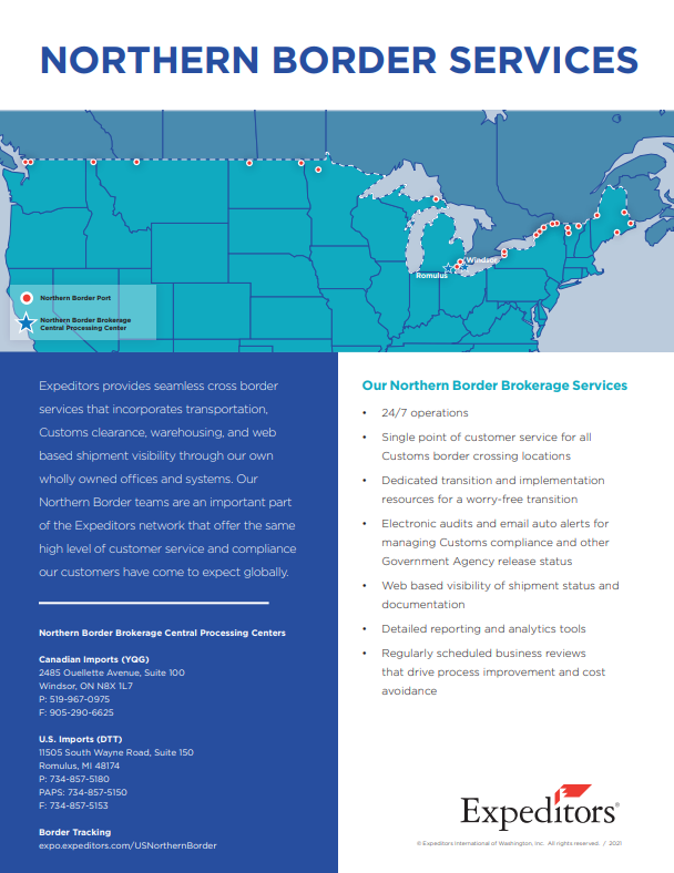 Free resource: Northern Border Services