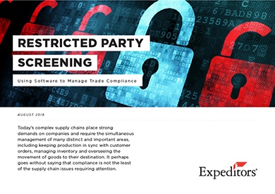 Restricted Party Screening White Paper