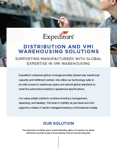 Free resource: Distribution and VMI Warehousing Solutions