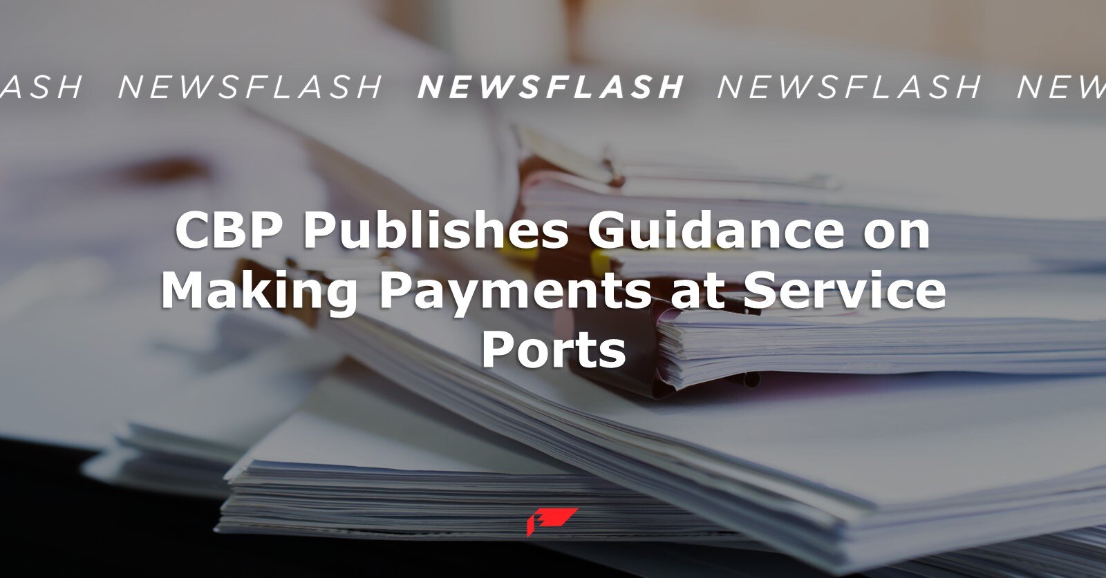 CBP Publishes Guidance on Making Payments at Service Ports