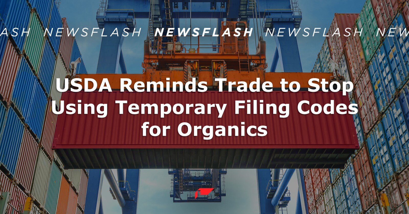 USDA Reminds Trade to Stop Using Temporary Filing Codes for Organics